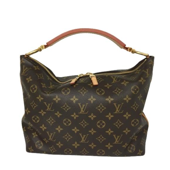 Louis Vuitton | Bags | Louis Vuitton Sully Pm Shoulder Bag Brown ...